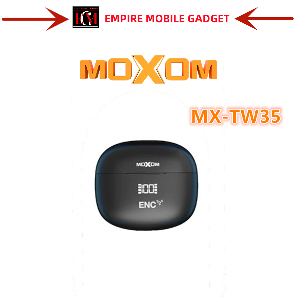 Moxom MX-TW35 Earphone TWS Stormtrooper ENC Wireless Bluetooth Earbuds ...