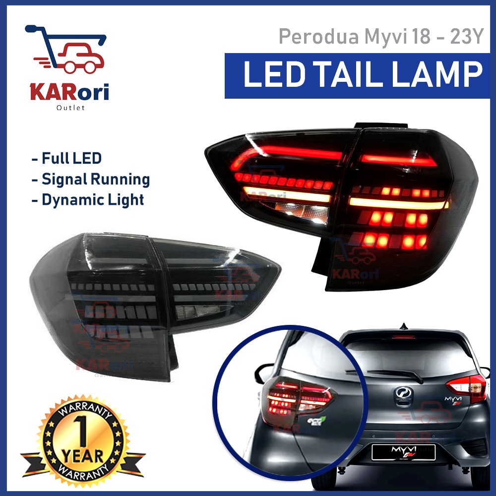 PERODUA MYVI (2018-2023) MK7 LED TAIL LAMP / MYVI G3 MK7 TAIL LAMP (2 ...