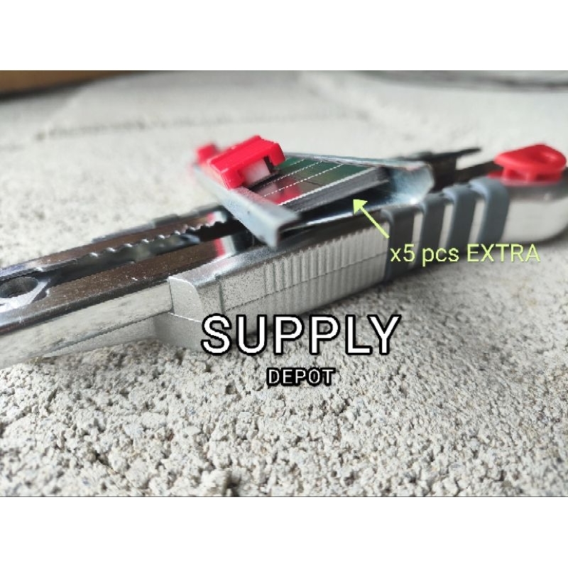 BLADE HEAVY DUTY BESI METAL (X5 FREE Blade Refill Inside!) | Shopee ...