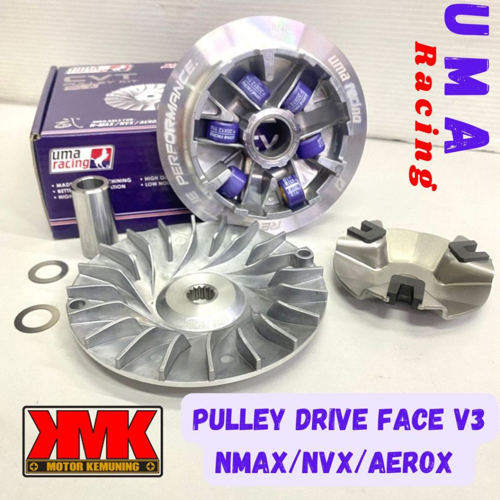 UMA RACING PULLEY DRIVE FACE (UMA VERSION V3) NMAX NVX AEROX PULLEY ...