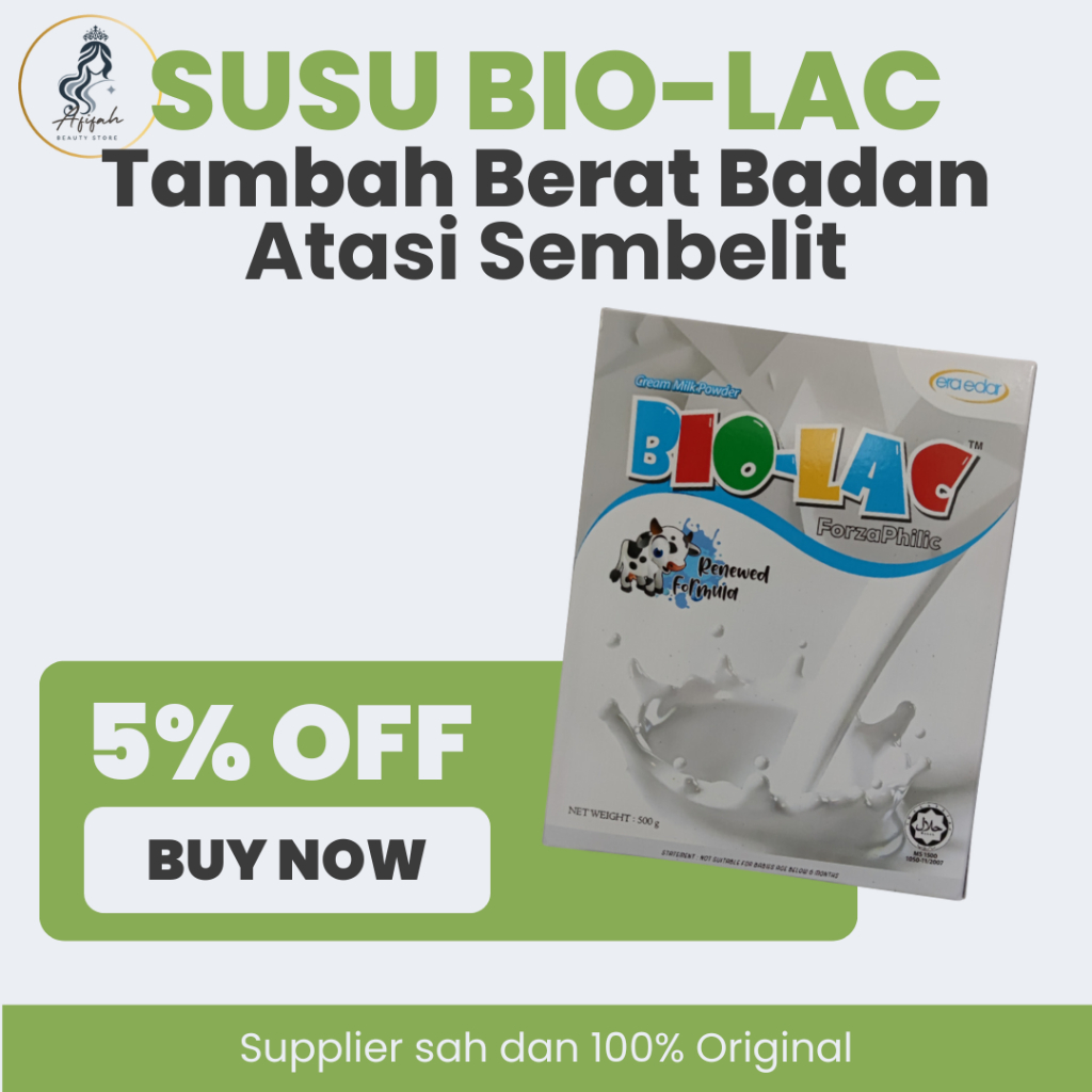 BIOLAC FORZAPHILIC | SUSU BIOLAC | MILK POWDER | MILK 500GM SUSU TAMBAH ...