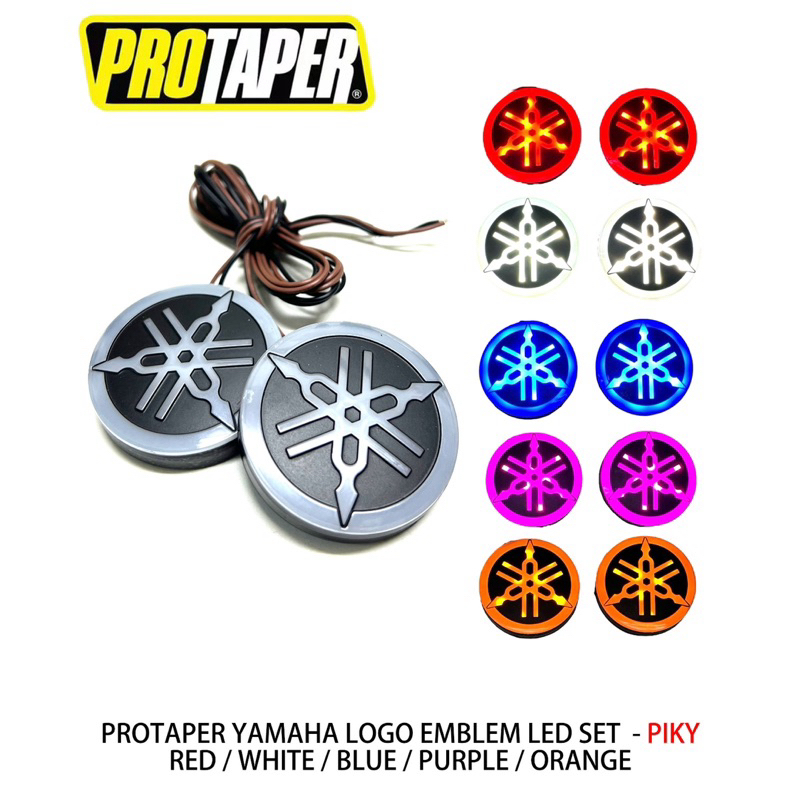 YAMAHA LOGO LED EMBLEM SET (2 PCS) | Shopee Singapore