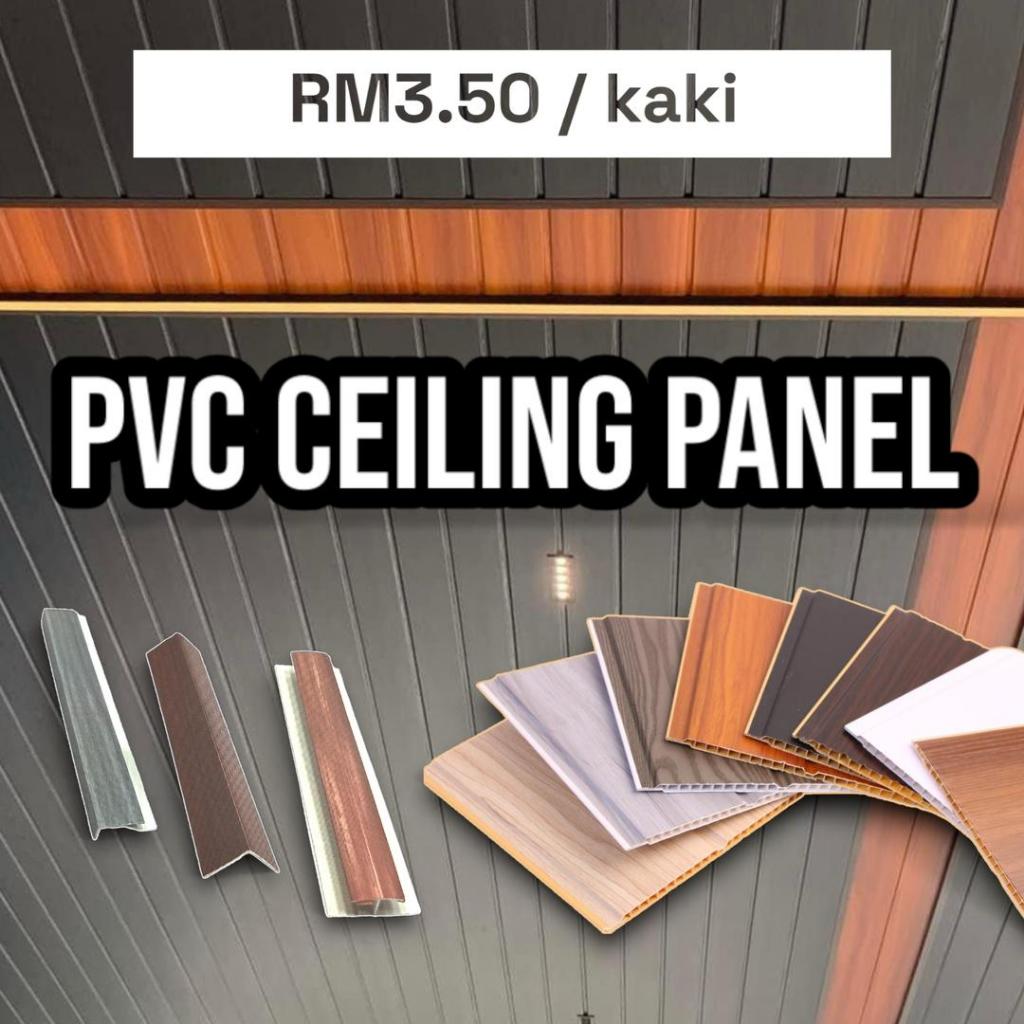 PVC Ceiling Wall Panel 20cm x 8mm /Home Ceiling / Wall Waterproof ...