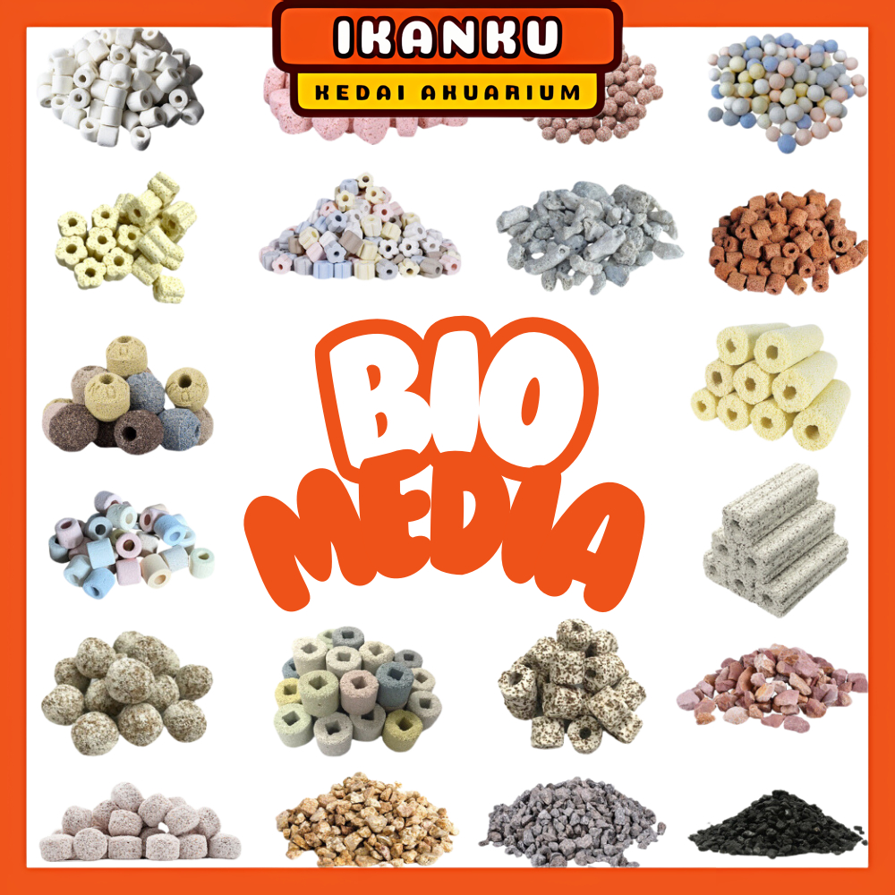 Aquarium Bio Filter Media Bacteria Nitrifying Coral Bio Ring Filter ...