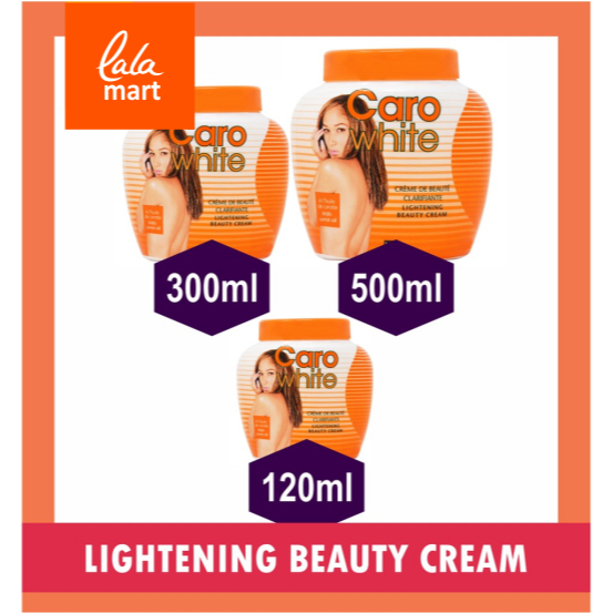 Caro White Lightening Beauty Cream With Carrot Oil 500ml | 300ml ...