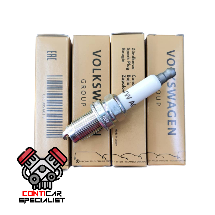 03F905600A 03C905601B (4PCS) SPARK PLUG VW POLO BEETLE VENTO GOLF MK6 ...