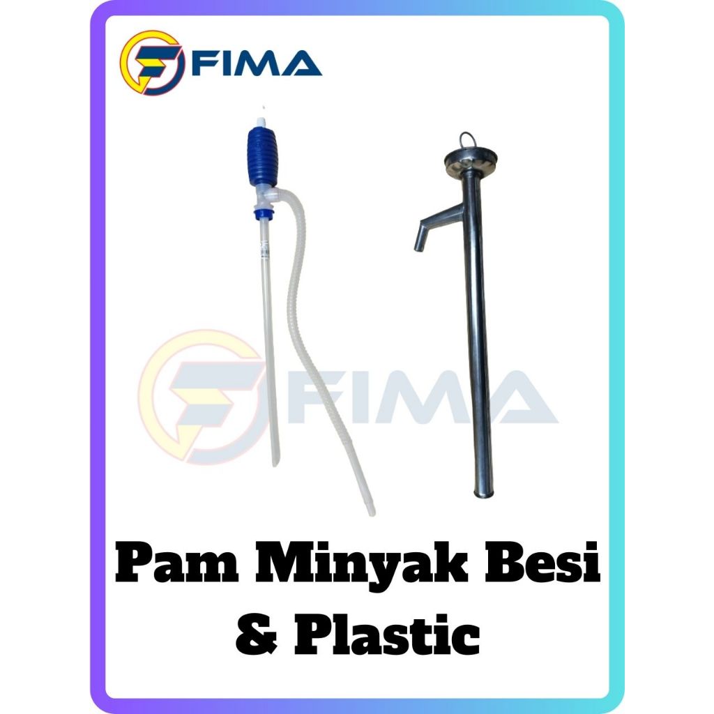 Pam Minyak / Oil Pump (Plastik & Besi ) / Hand Siphon Pump Hose (Oil ...