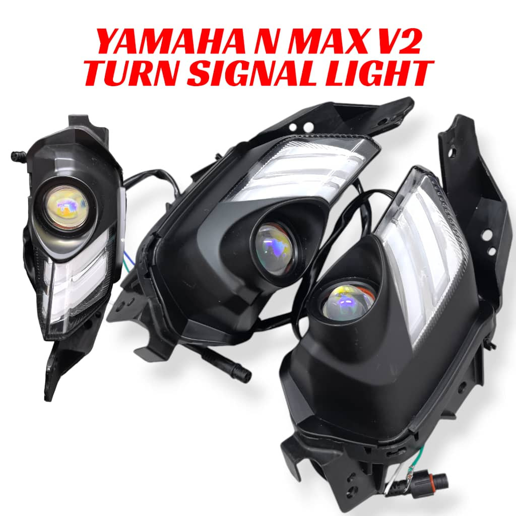 Yamaha N MAX V2 NMAX V2 Front Signal Lamp Assy Turn Signal Light White ...