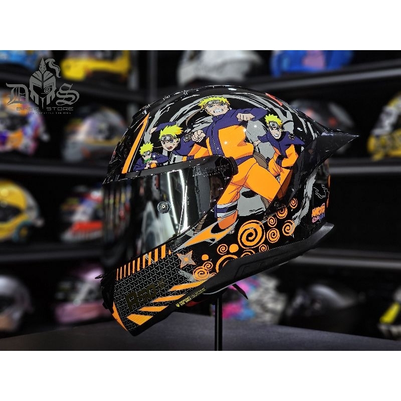 Motorax R50S Naruto Shippuden Full Face Helmet | Shopee Singapore