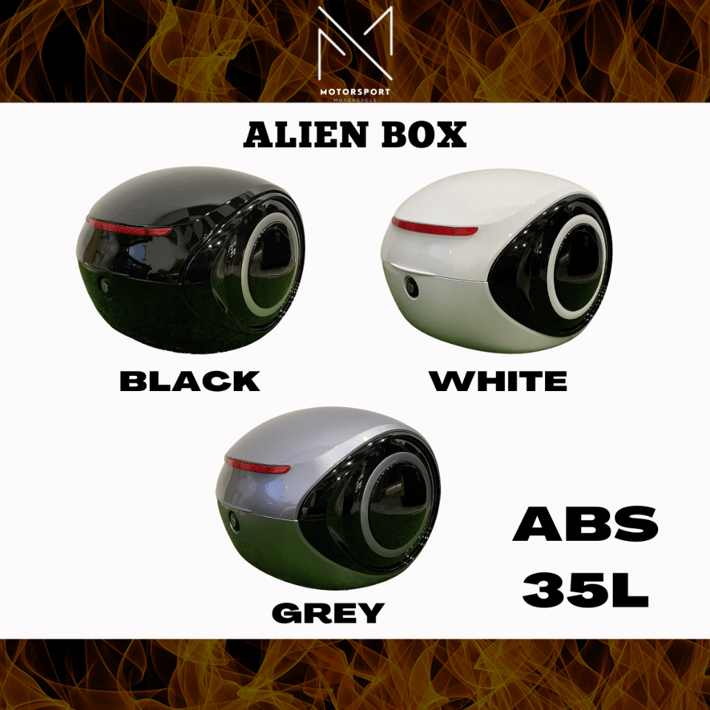 Box Motor Alien 35L Alien Box Motorcycle ABS Top Box Double-Layer ...