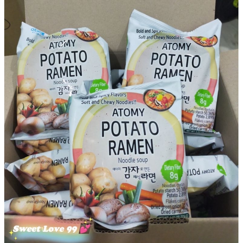Atomy Potato Ramen Instant Noodles % 艾多美马铃薯蔬菜拉面 | Shopee Singapore