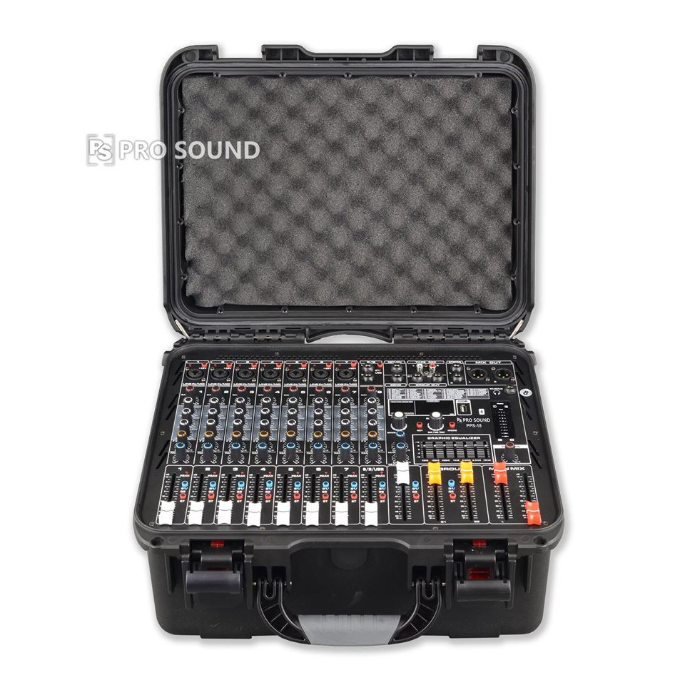 PS PPS-18 Pro Sound Portable Case Powered Mixer w/ Bluetooth & USB 8 ...