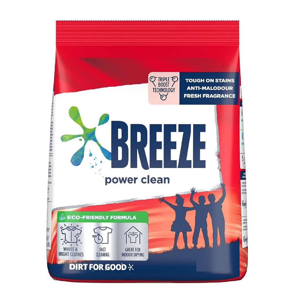 BREEZE Detergent Powder Power Clean (Red) 2.1kg | Shopee Singapore