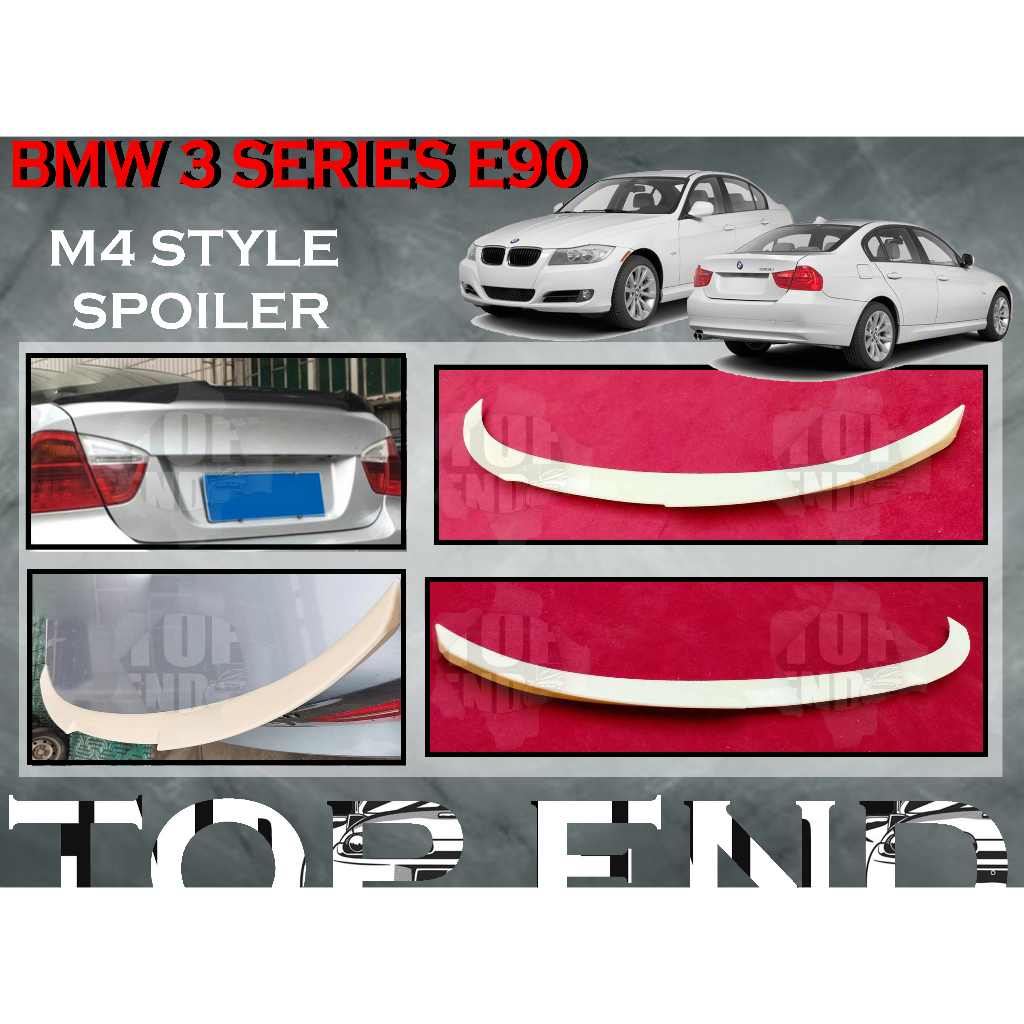 BMW 3 SERIES E90 2005-2012 M4 SPOILER DUCKTAIL E90 M4 SPOILER REAR TRUNK SPOILER DUCKTAIL 3 ...
