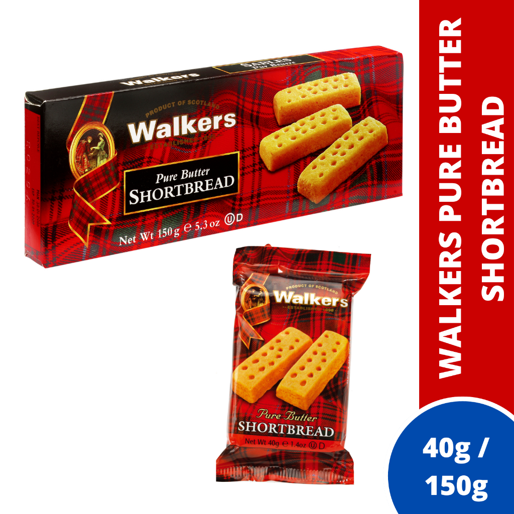 Walkers Pure Butter Shortbread - Assorted (Fingers/Almond/Rounds 150g ...