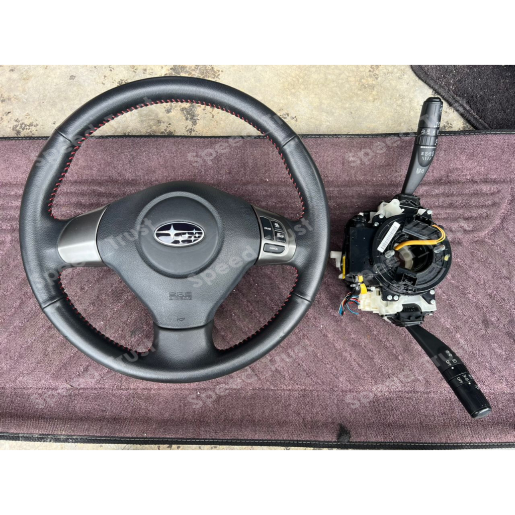 JDM Steering Benang Merah Red Stitching Auto Cruise Subaru Roller Modi ...