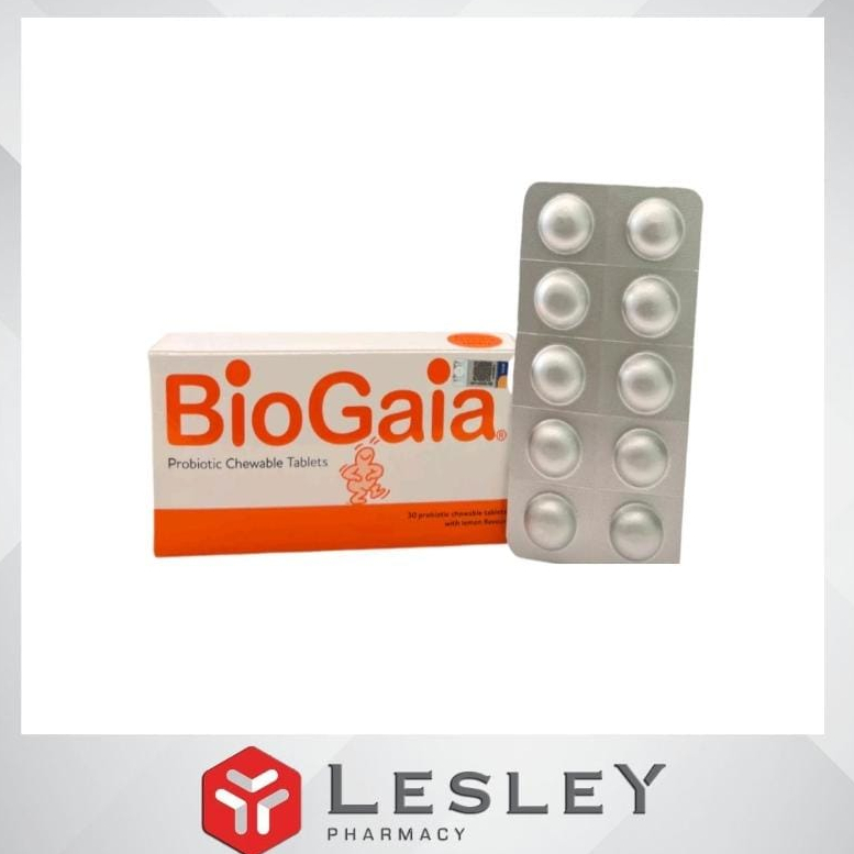BioGaia Probiotic Chewable Tablets (Lemon Flavor) x 30 Tablets | Shopee ...