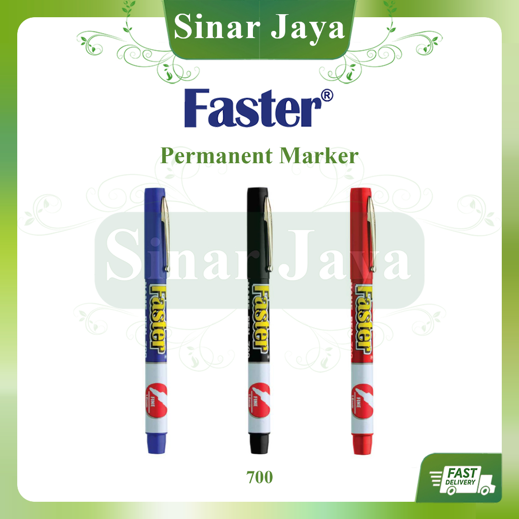 [SJ] Faster 700 Name Pen Marker / Permanent Marker / CD Marker Pen (1pc ...