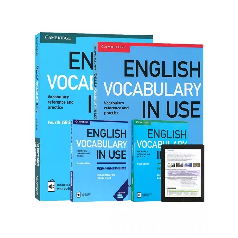 UK Cambridge English Vocabulary In Use 4 Books Set Vocabulary Bible ...