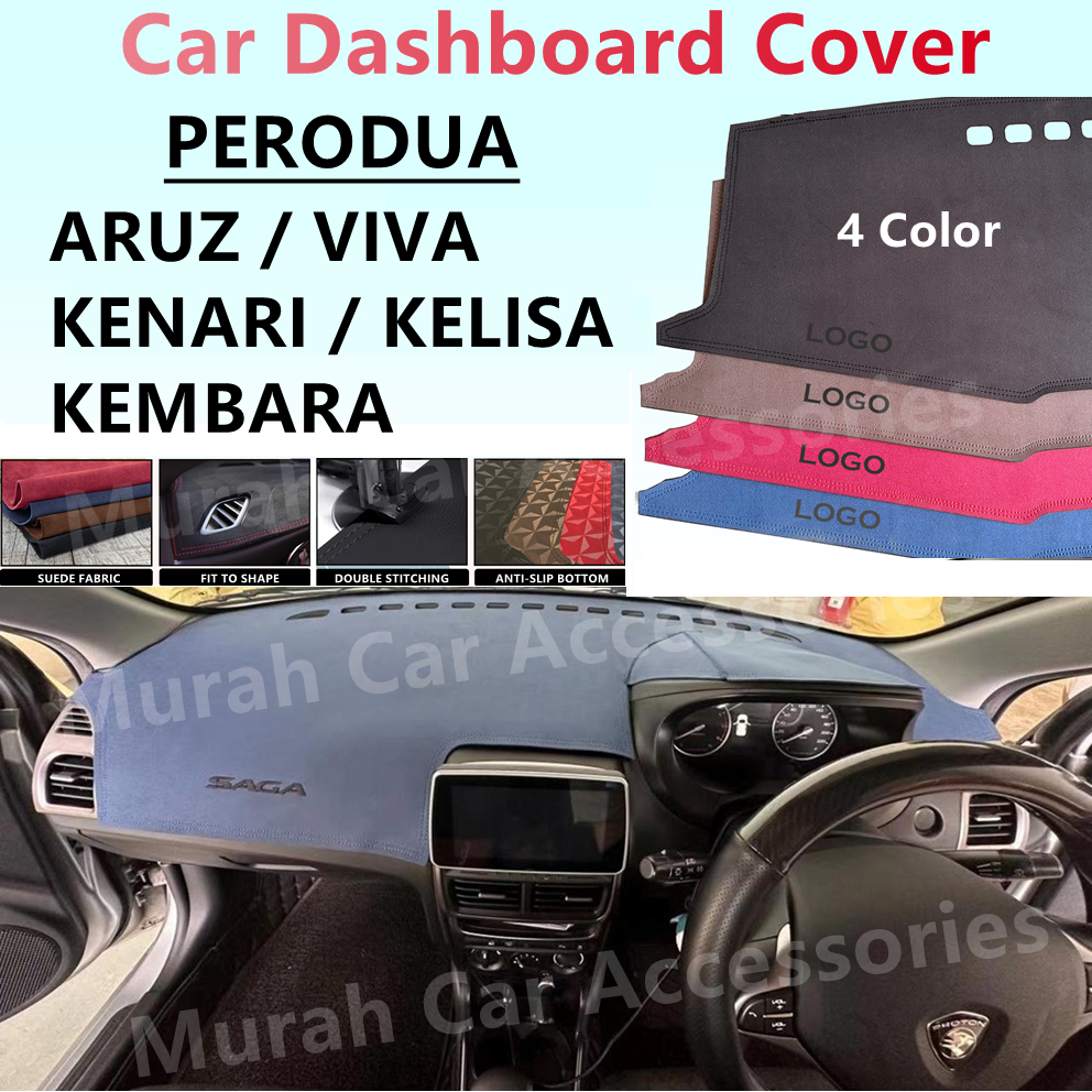 Perodua Car dashboard cover high quality Suede Color model ARUZ Kelisa ...