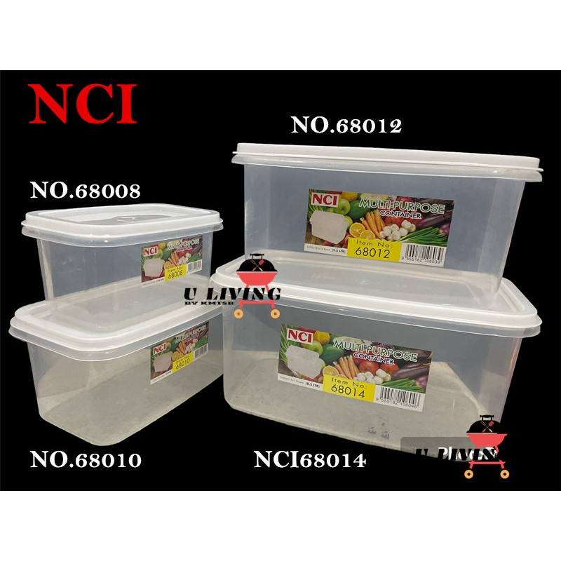 NCI 68008 / 68010 / 68012 / 68014 Multi-purpose Container / Bekas ...