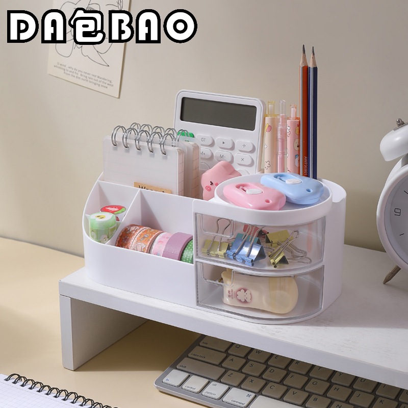 Korean Style Creative Drawer Storage Box Desktop Accessories Stationery ...
