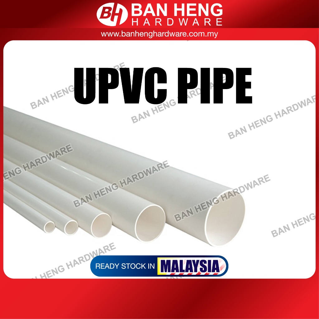 [ 1-3 FT / KAKI ] 4" UPVC PIPE / WHITE PIPE / PAIP AIR PLASTIK / PAIP PUTIH (Sell by Feet ...