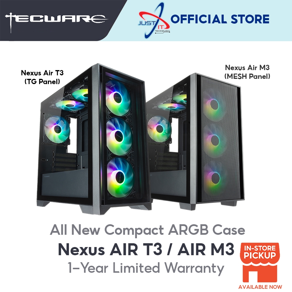 TECWARE NEXUS AIR T3 / NEXUS AIR M3 ARGB M-ATX CASING | Shopee Singapore