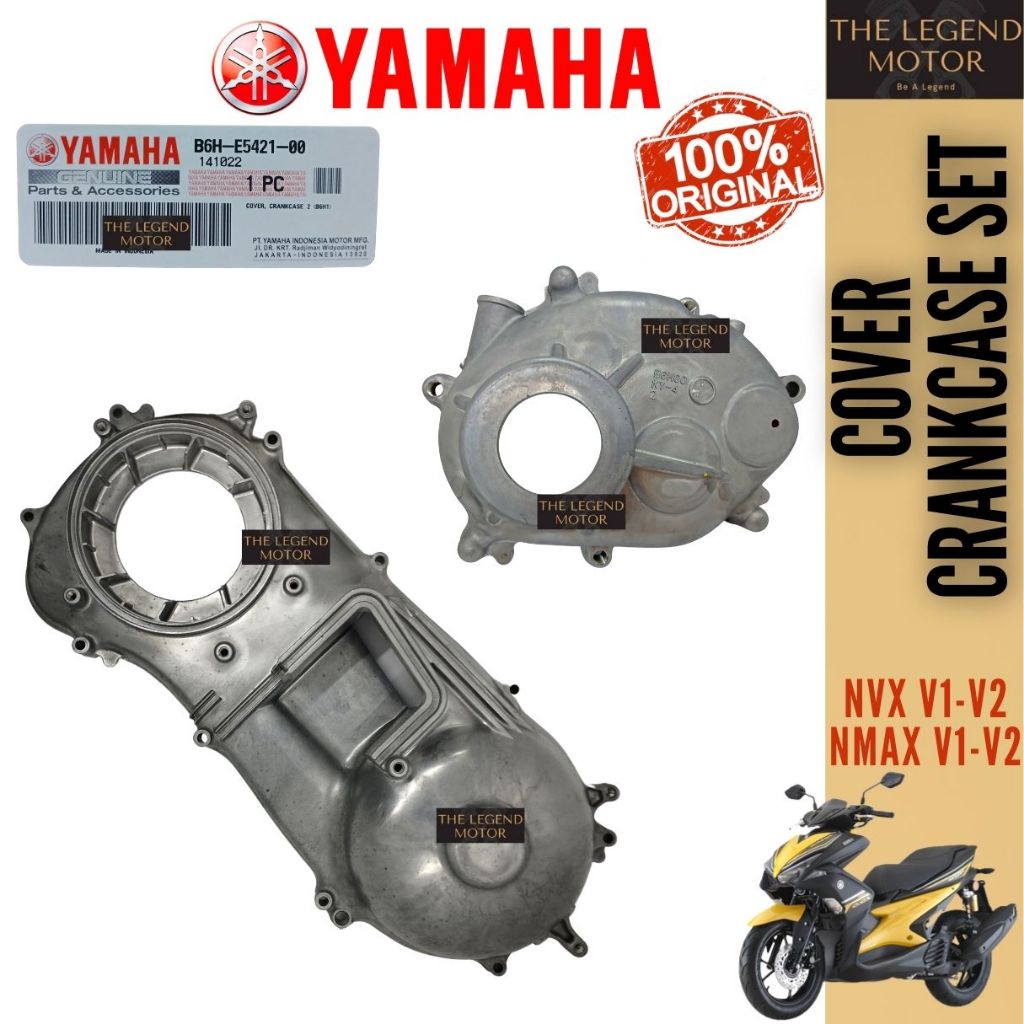 NVX155 NMAX V1 V2 AEROX NVX 155 Crankcase Cover CVT Pulley Gear Box ...