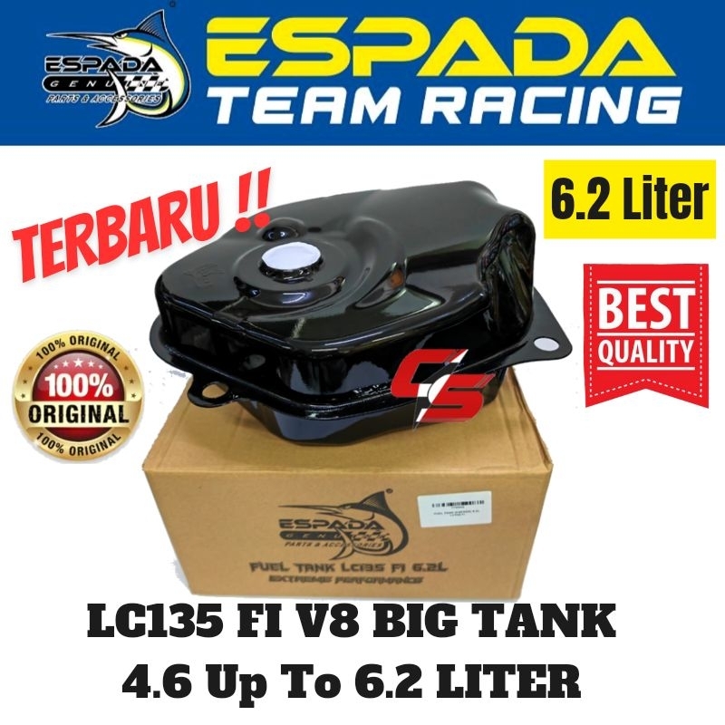 YAMAHA LC135 FI V8 V7 V6 V5 V4 V3 V2 V1 BIG TANK 6.2LITER & 5 LITER ...