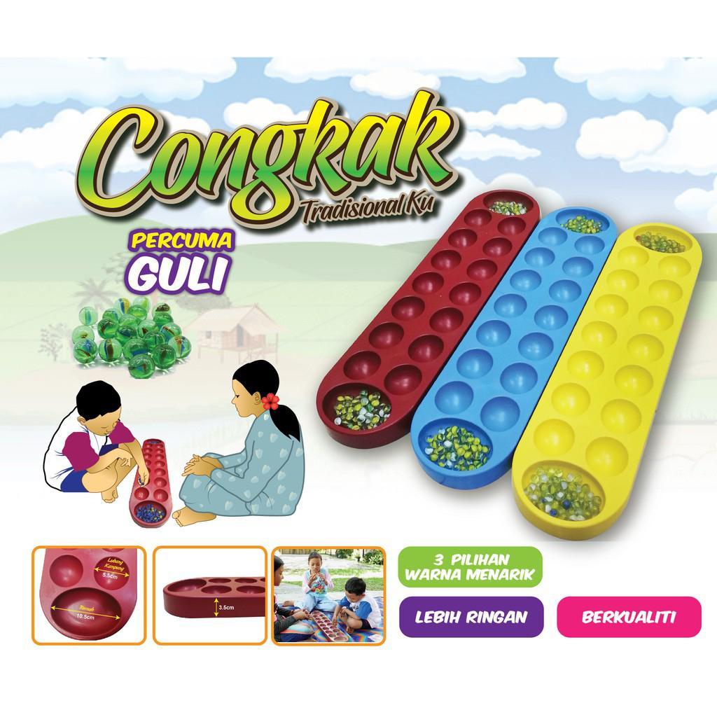 TRADISIONAL CONGKAK PLASTIC (FREE GULI) | Shopee Singapore