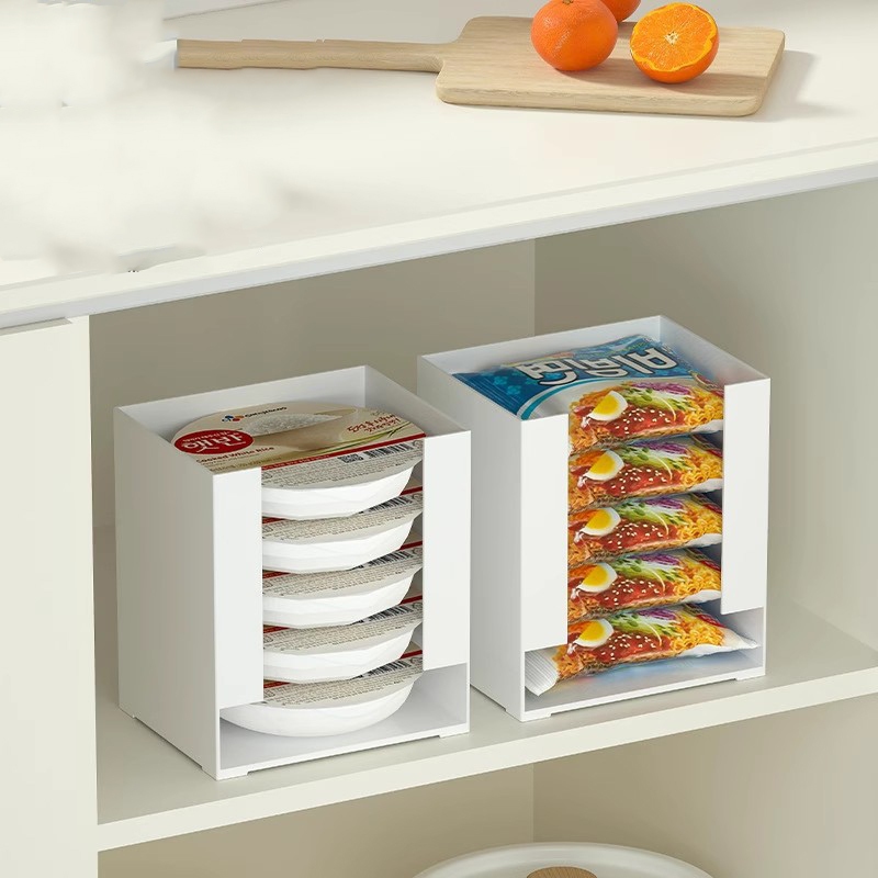 Locaupin Instant Noodle Storage Container Stackable,Plastic Organizer ...