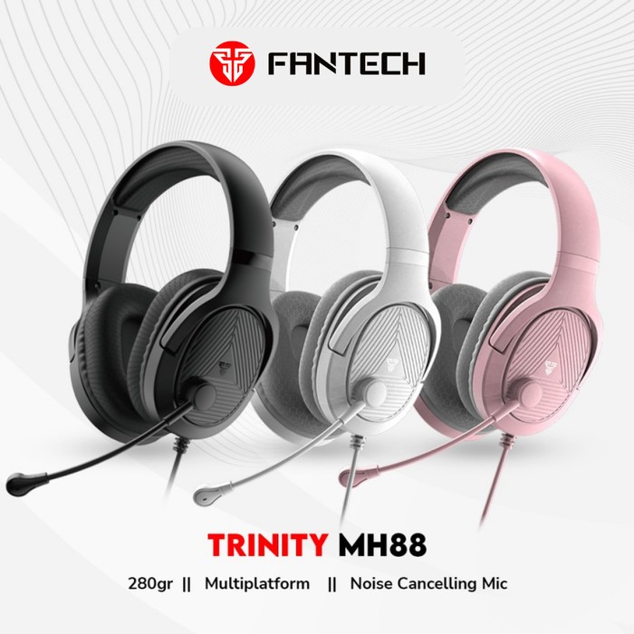 Fantech MH88 Trinity MultiPlatform Gaming Headset Noise Canceling ...