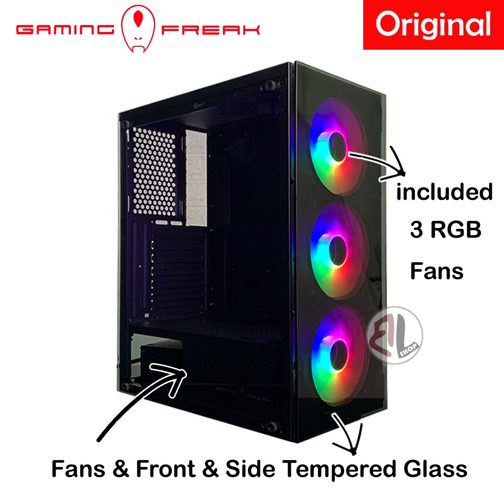 AVF Gaming Freak Andromeda X ATX Premium Middle Tower Casing included 3 ...