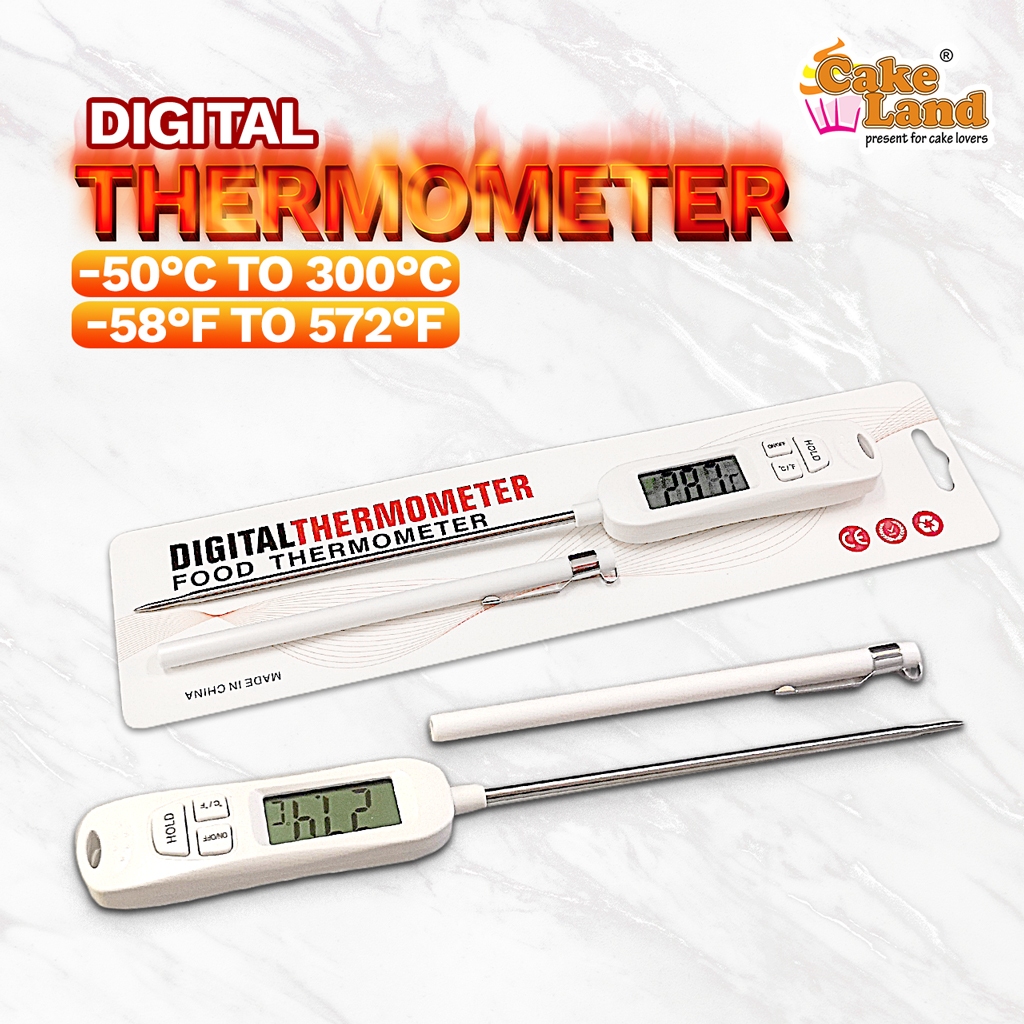 CAKE LAND Digital Food Thermometer (-50 C to 300 C) | Shopee Singapore
