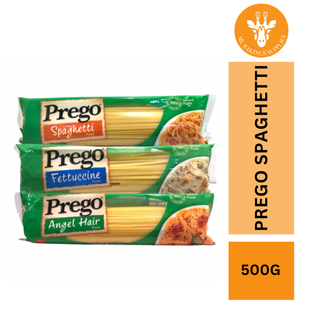 PREGO Spaghetti Fettucine Angel Hair Macaroni Spiral 500g 意大利面 螺丝粉 通心粉 ...