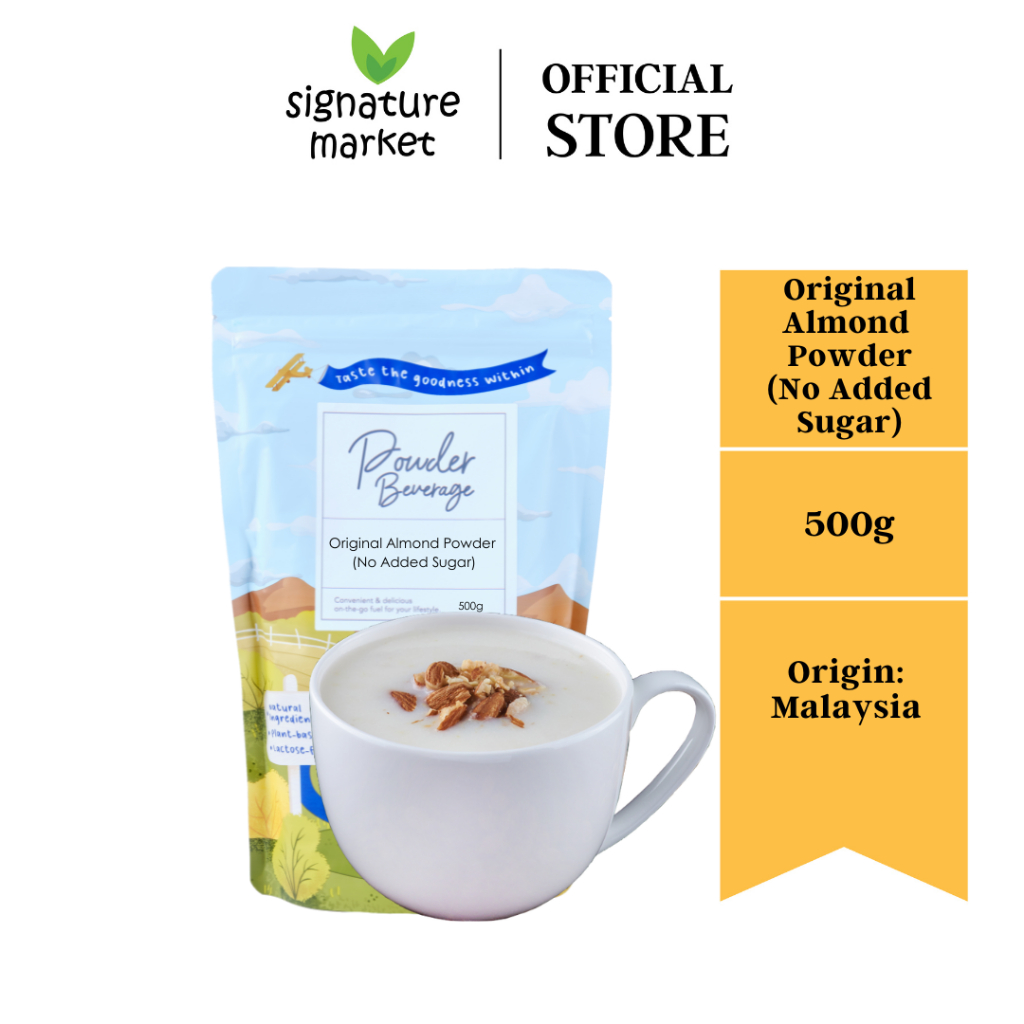 Signature Market Almond Powder (No Added Sugar) (500g) | Shopee Singapore