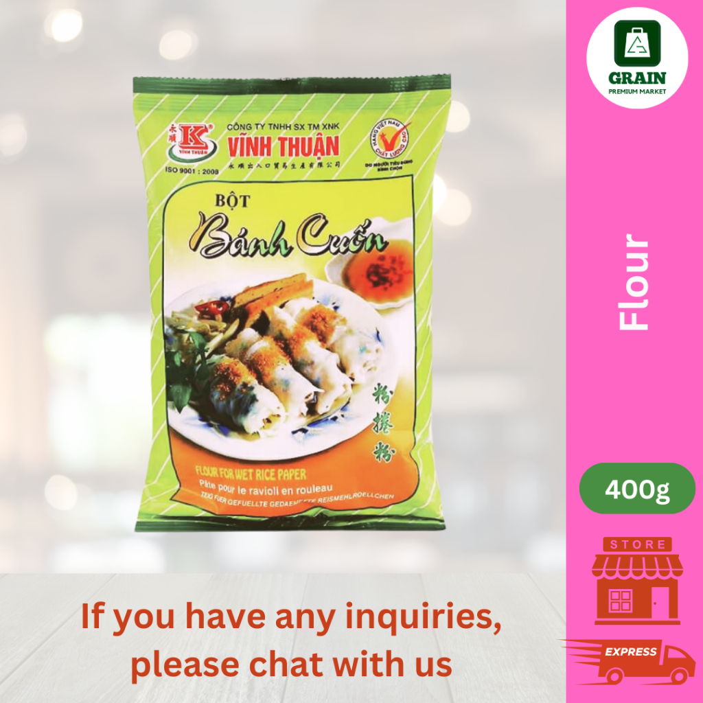 Vinh Thuan Bot Banh Cuon - Flour For Wet Rice Paper 400g - Gulungdoh ...