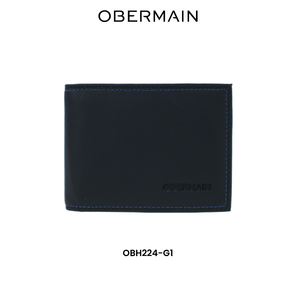 Obermain Men's Leather RFID Short Wallet OBM224G1 [221005A1] | Shopee ...