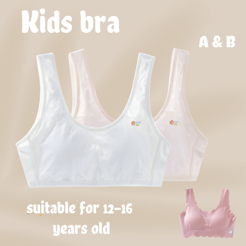 Girl Junior Puberty Bra Anti Peeping Training Bra Kids Girl 12-16 Kids ...