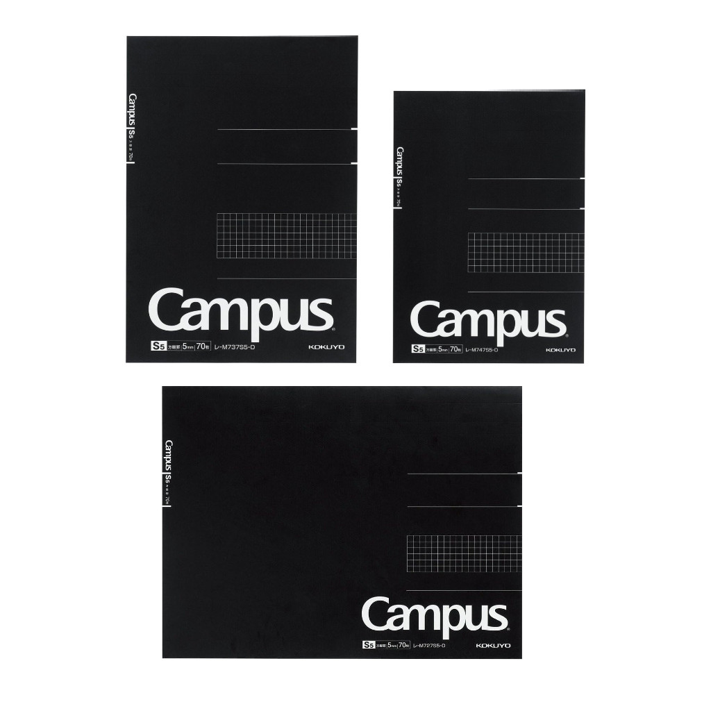 Kokuyo Campus Notepad / Report Pad -Business -A5/ B5/ A4 -5MM GRID (70 ...