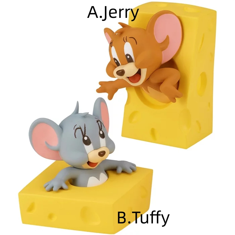 Tom and Jerry Figure Collection I Love Cheese Vol.2 A.Jerry &B.Tuffy ...