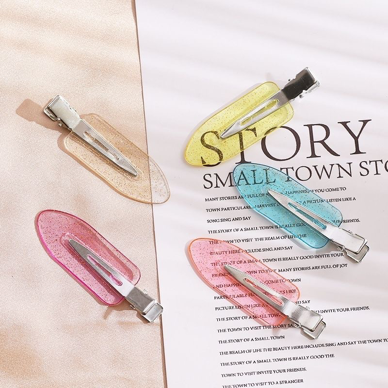 Shiny Seamless Hair Clip Side Bangs Fix Fringe Makeup Washing Face ...