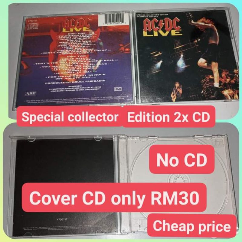 Cover ACDC LIVE CD(Special Collector EDITION Version) | Shopee Singapore