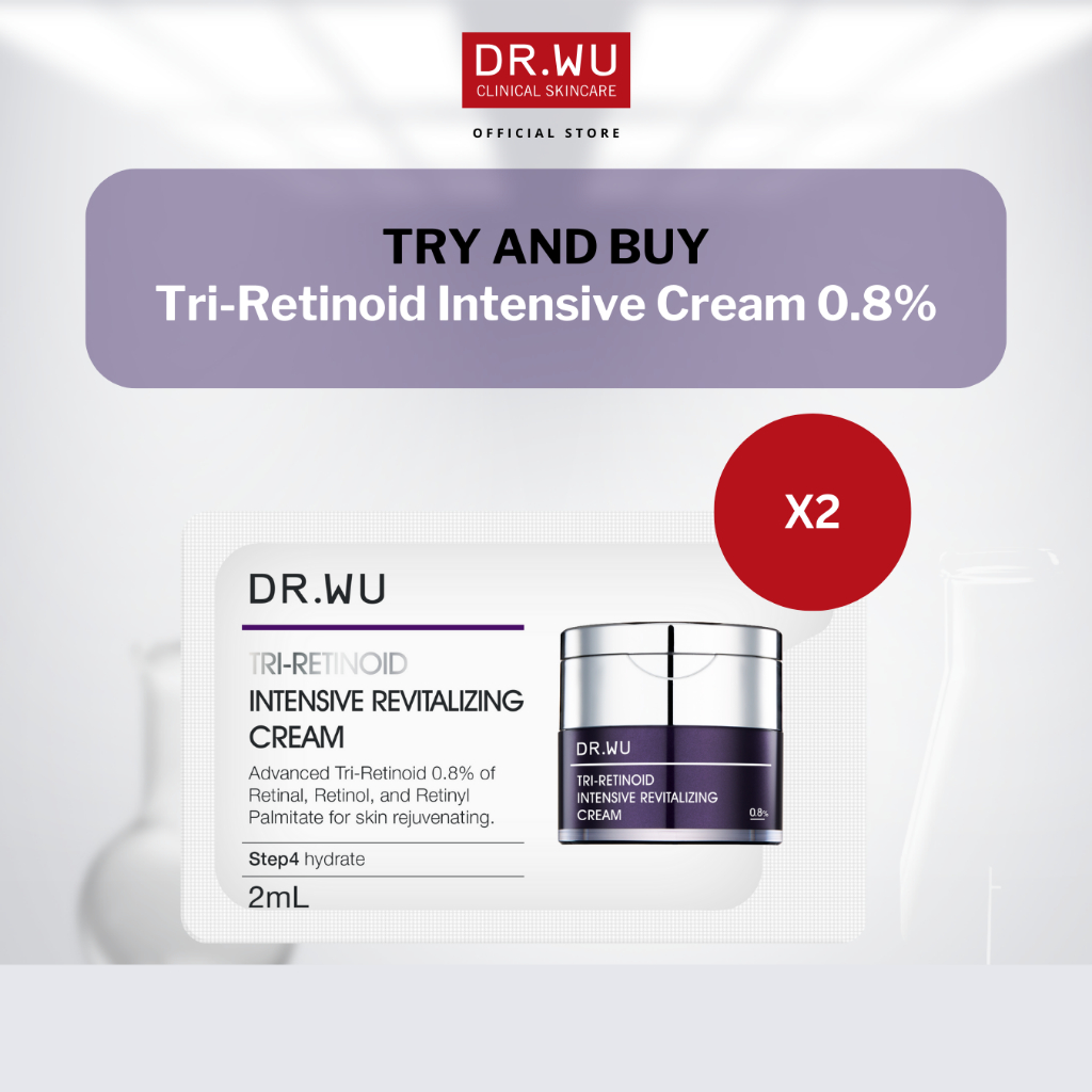 DR.WU Official (Sachet Samples 2ml X2) Tri- Retinoid Intensive ...