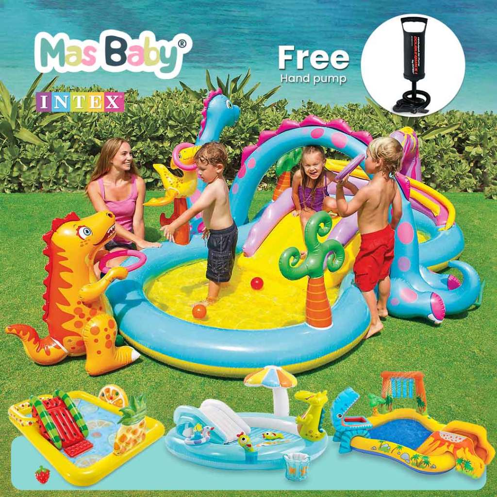 INTEX Mini Kids Swim Inflatable Pool Swimming At Home For Baby Big Kid ...
