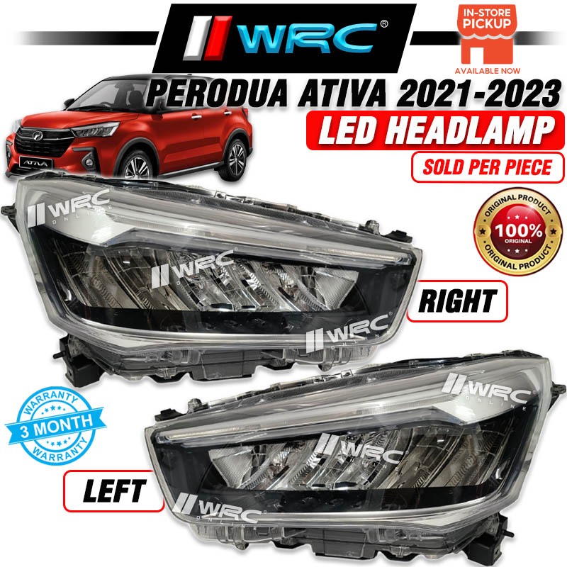 Perodua Ativa 2021 - 2023 Koito H / AV High Spec Led Headlamp ( 1pc ...