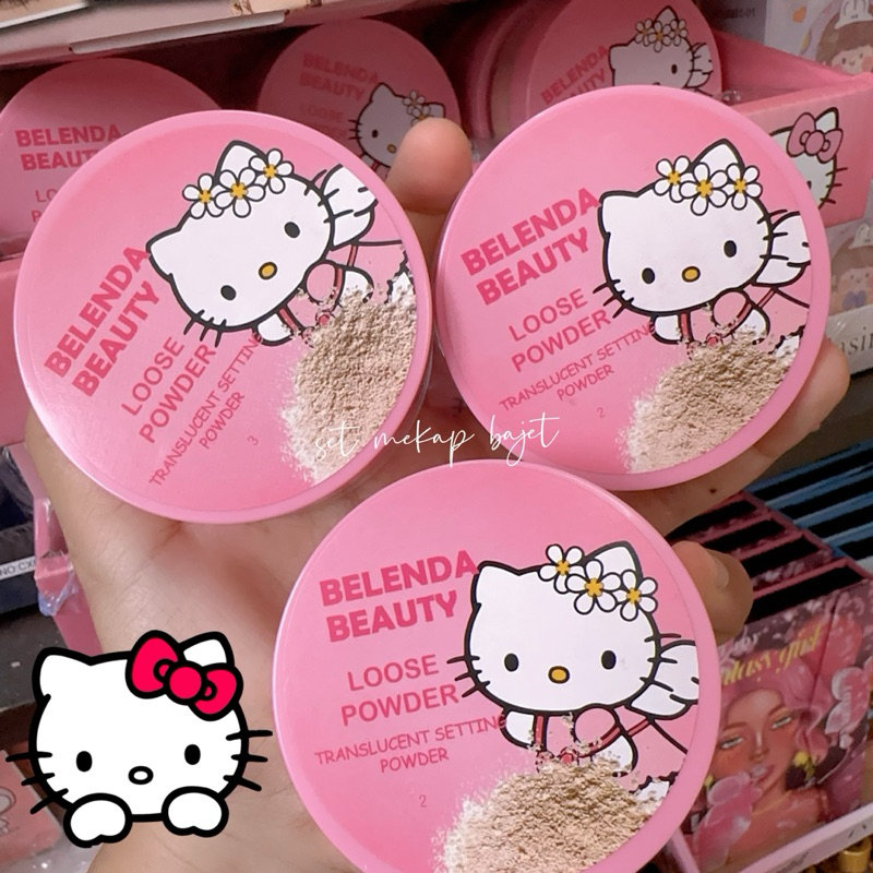 HELLO KITTY LOOSE POWDER | FULL COVERAGE | Shopee Singapore