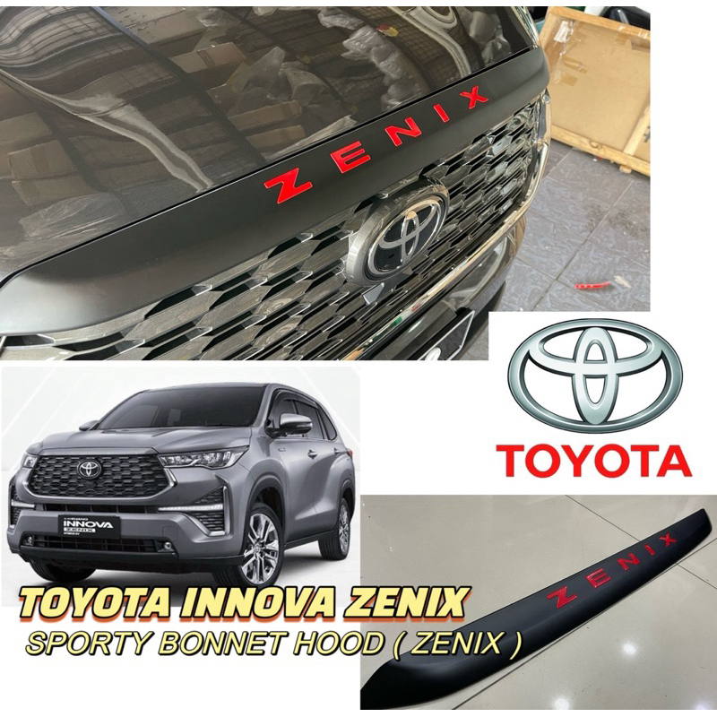 TOYOTA INNOVA ZENIX FRONT ENGINE SPORTY BONNET HOOD WITH WORDING ZENIX ...