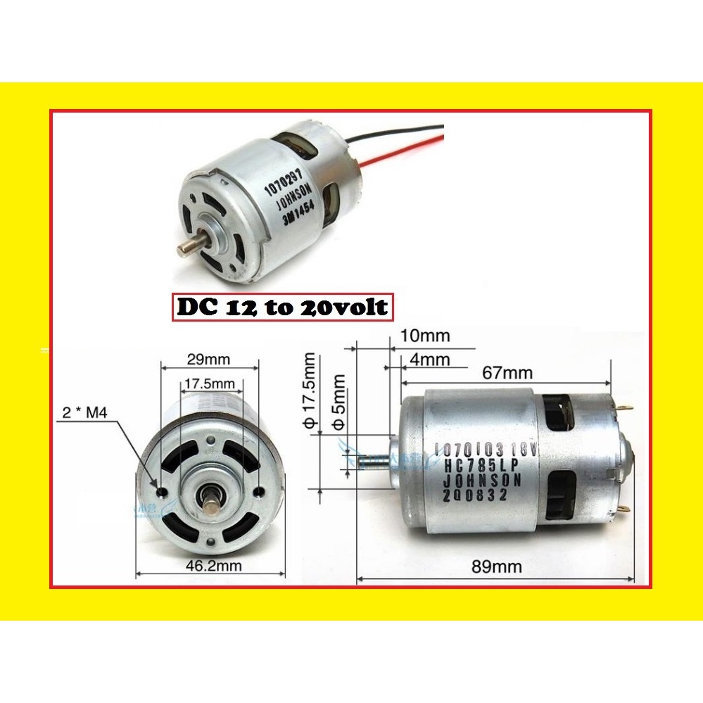 Diy 12V DC Toy Car Motor Mainan Controller Dimmer Drill Pemutar Skru ...